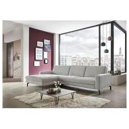 Ecksofa DIE PLANBAR "MP-IN20110 L-Form mit Kaltschaum-Polsterung", grau, B:302cm H:87cm T:178cm, 100% Polyester, Sofas, Ecksofa, optional mit Funktionen erh&auml;ltlich
