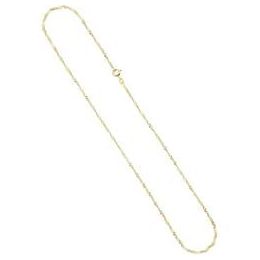 Goldkette Jobo "Singapurkette", gold (gelbgold 333), Halsketten, Damen, Gelbgold 333, L: 50, Goldkette, 333 Gold 50 cm 1,8 mm