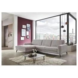 Ecksofa DIE PLANBAR "MP-IN20110 L-Form mit Kaltschaum-Polsterung", rosa (rose), B:302cm H:87cm T:178cm, 100% Polyester, Sofas, Ecksofa, optional mit Funktionen erh&auml;ltlich