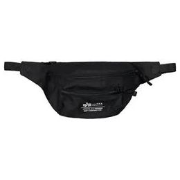 G&uuml;rteltasche Alpha Industries "Big Waist Bag", schwarz, Obermaterial: 100% Nylon; Futter: 100% Polyester, Taschen G&uuml;rteltasche