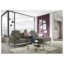 Ecksofa DIE PLANBAR "MP-IN20110 L-Form mit Kaltschaum-Polsterung", gr&uuml;n (forest), B:302cm H:87cm T:178cm, 100% Polyester, Sofas, Ecksofa, optional mit Funktionen erh&auml;ltlich