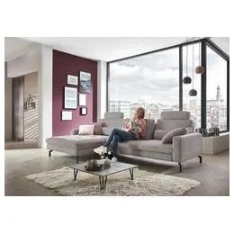 Ecksofa DIE PLANBAR "MP-IN20110 L-Form mit Kaltschaum-Polsterung", rosa (rose), B:302cm H:87cm T:178cm, 100% Polyester, Sofas, Ecksofa, optional mit Funktionen erh&auml;ltlich