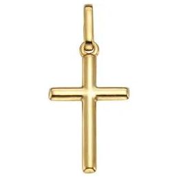 Kettenanh&auml;nger Firetti "Schmuck Geschenk Gold 333 Halsschmuck Anh&auml;nger f&uuml;r Halskette Kreuz", gold (gelbgoldfarben), Schmuckanh&auml;nger, Damen, Gelbgold 333, 0,35 g, Kettenanh&auml;nger