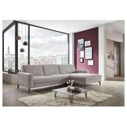 Ecksofa DIE PLANBAR "MP-IN20110 L-Form mit Kaltschaum-Polsterung", rosa (rose), B:302cm H:87cm T:178cm, 100% Polyester, Sofas, Ecksofa, optional mit Funktionen erh&auml;ltlich