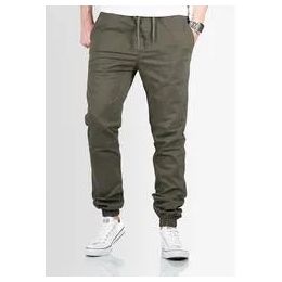 Chinohose Alessandro Salvarini "ASGenteliio", Herren, Gr. W31 L32, L&auml;nge 32, gr&uuml;n (olive), Obermaterial: 98% Baumwolle, 2% Elasthan, Hosen Chinohose, mit sehr hohen Tragekomfort