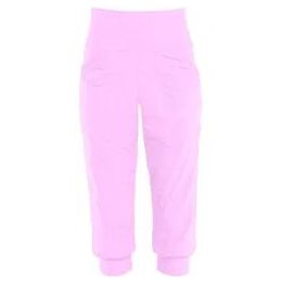 Sporthose WINSHAPE "Functional Comfort 3&frasl;4 Leisure Trousers LEI201C", Damen, Gr. L, Normalgr&ouml;&szlig;en, rosa (lavender rose), 85% Polyester, 15% Elasthan, Hosen Sporthose, High Waist
