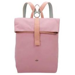Cityrucksack Fritzi aus Preussen "Izzy03", Gr. B/H/T: 18cm, rosa, Baumwolle, Kunstfaser, Rucks&auml;cke Cityrucksack, mit stufenlosvertellbaren Tr&auml;gern