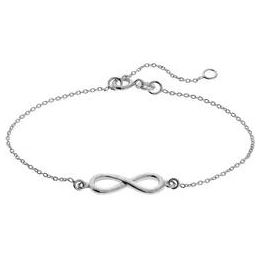Armband Vivance "925/- Sterling Silber Infinity", wei&szlig;, Armb&auml;nder, Damen, 16+3cm, Silber 925 (Sterlingsilber), gl&auml;nzend, Armband