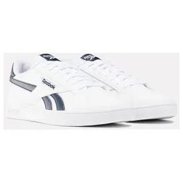 Sneaker Reebok CLASSIC "COURT RETRO", Damen, Gr. 36,5, blau (wei&szlig;, navy), Synthetik, Textil, Schuhe Sneaker