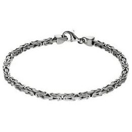 ZEEme Armband FIRETTI "Schmuck Geschenk Silber 925 Armschmuck Armband K&ouml;nigskette" Gr. 21, silber (silberfarben), Armb&auml;nder, Herren, 21, Silber 925 (Sterlingsilber), Armband, Made in Germany