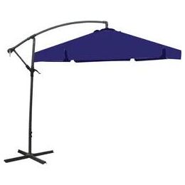 Ampelschirm Garden Pleasure, blau, Bezug: 100% Polyester, Standschirme, &Oslash; 300 cm, Bblau