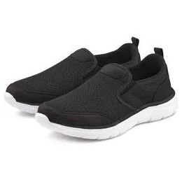 Sneaker AUTHENTIC LE JOGGER "Slipper, Halbschuhe, Freizeitschuhe, Turnschuh, Slip-On-Sneaker", Herren, Gr. 42, schwarz, Obermaterial: 100% Textilmaterial. Decksohle: 100% Textilmaterial. Futter: 100% Textilmaterial. Laufsohle: 100% Synthetik, unifarben, Basic, Schuhe Sneaker, zum Reinschl&uuml;pfen Unisex VEGAN