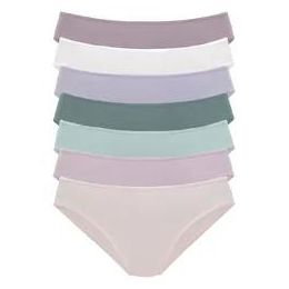 Jazz-Pants Slips Vivance, Damen, Gr. 44/46, bunt (rosa, puder, gr&uuml;n, flieder, wei&szlig;), Single Jersey, Obermaterial: 95% Baumwolle, 5% Elasthan, unifarben, bequem, Unterhosen, in frischen und gedeckten Farben