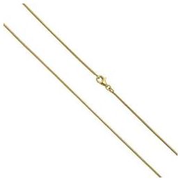 Collierkettchen Vivance "333 Gold Schlangenkette", gelb, Halsketten, Damen, 45cm, Gold, L: 45 B: 1,2mm, gl&auml;nzend, B:1,2mm