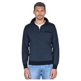 Sweatshirt Casamoda "Casamoda Sweattroyer uni", Herren, Gr. 3XL, blau (mittleres dunkelblau), 100% Baumwolle, Sweatshirts Sweatshirt