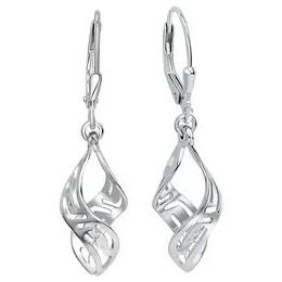 Paar Ohrh&auml;nger Firetti "Schmuck Geschenk Silber 925 Ohrschmuck Patentbrisur Ohrschmuck", silber (silberfarben), Ohrringe, Damen, Silber 925 (Sterlingsilber)