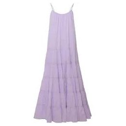 Maxikleid NASSAU BEACH "NB231049", Damen, Gr. 50 (M), US-Gr&ouml;&szlig;en, lila, 100% Baumwolle, Kleider Maxikleid