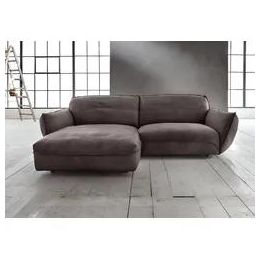 Ecksofa BETYPE "Be Type Be Chilled, Mega Sofa, Bezug: hochwertiges Anilinleder, L-Form", braun, B:280cm H:85cm T:180cm, AnilinLEDER Pallino gewachst (echtes Rindsleder) Das von s&uuml;damerikanischen Rindern stammende Anilinleder wird in F&auml;ssern gef&auml;rbt. Nat&uuml;rliche Merkmale wie Narben, Insektenstiche und Hornst&ouml;&szlig;e bleiben dem 1, 2 - 1, 4 mm starken Leder erhalten und sorgen f&uuml;r ein naturbelassenes Auss