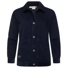Cordjacke Ragwear "Ennea", Damen, Gr. L (40), blau (navy), Obermaterial: 100% Baumwolle, gerade h&uuml;ftbedeckend, mit Knopf,&Auml;rmel mit &Auml;rmelschlitz Umschlagsaum mit Kn&ouml;pfen,verstellbar, Jacken, Leichte Damen &Uuml;bergangsjacke aus Kord