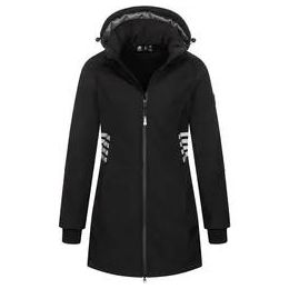 Softshelljacke Arctic Seven "ASGiuliana", Damen, Gr. XS, schwarz, Obermaterial: 96% Polyester, 4% Elasthan; Innenseite: 100% Polyester, Jacken Softshelljacke, mit abnehmbarer Kapuze
