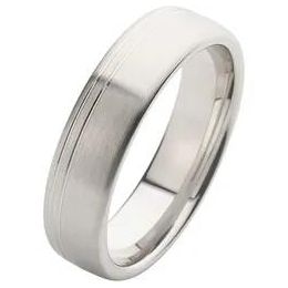 Trauring Firetti "Schmuck Geschenk Hochzeit Ehering Trauring "LIEBE" Gr. 22, silber (silberfarben), Fingerringe, Damen, 22, ohne Brillant, Silber 925 (Sterlingsilber), 6mm, Trauring, Made in Germany, wahlweise mit oder ohne Brillant
