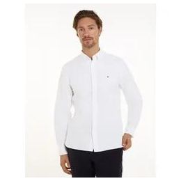 Langarmhemd Tommy Hilfiger "SOLID HERITAGE OXFORD Regular Fit SHIRT", Herren, Gr. 3XL, N-Gr, wei&szlig; (optic wei&szlig;), Web, Obermaterial: 100% Baumwolle, Hemden