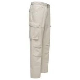 Cargohose Ragwear "Merly Long Linen", Herren, Gr. 34, Normalgr&ouml;&szlig;en, wei&szlig; (bone), Material: 65% Baumwolle, 35% Leinen, bequem lang, Hosen Cargohose Baumwollhose Stoffhose, Lange luftige Herren Hose mit vielen Taschen