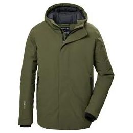 Funktionsjacke "GW 11 MN JCKT", Herren, Gr. L, gr&uuml;n (olivgr&uuml;n), Obermaterial: 100% Polyester;Futter: 100% Polyester;F&uuml;llung: 100% Polyester, G.I.G.A. DX BY KILLTEC, Jacken Funktionsjacke, Wasserdichte, atmungsaktive Winterjacke mit verstellbarer Kapuze
