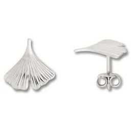 Paar Ohrh&auml;nger ONE ELEMENT "Ginkgoblatt Ohrringe Ohrstecker aus 925 Silber", silber, Ohrringe, Damen, Damen, Silber 925 (Sterlingsilber), Pers&ouml;nlicher Akzent &ndash; schlicht, modern, aussagekr&auml;ftig