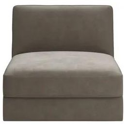 Sofa-Mittelelement Home Affaire "Innovid", braun (schlamm), B:95cm H:87cm T:108cm, 100% Polyester, Polsterelemente, Modernes Modul-Polsterprogramm