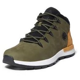 Sneaker Timberland "SPRINT TREKKER - MID LACE SNEAKER", Herren, Gr. 41,5, gr&uuml;n (dunkelgr&uuml;n), Leder, Schuhe Sneaker, Winterschuhe, Sneakerboots, Winterboots