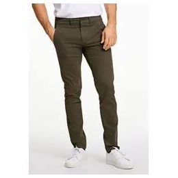 Chinos LINDBERGH "Chino Slim Fit", Herren, Gr. 38, L&auml;nge 32, gr&uuml;n (army), Obermaterial: 57% Baumwolle, 39% Polyester, 4% Elasthan, slim fit, Hosen