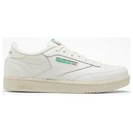 Sneaker Reebok CLASSIC "CLUB C", Damen, Gr. 36,5, wei&szlig; (chalk, chalk, glegrn), Synthetik, Schuhe Sneaker