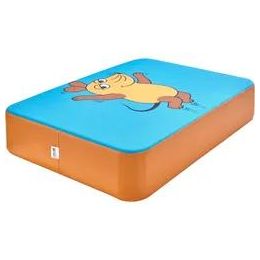 Weichbodenmatte "H&uuml;pfpolster S orange, Die Maus, Maus", bunt (orange maus), HIPP-HOPP - DAS H&Uuml;PFPOLSTER, Sportmatten, Kinder, B/H/L: 70cm x 17cm x 97cm, H&uuml;pfmatte; 97x70x17 cm; Made in Germany, B:70cm H:17cm L:97cm