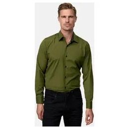 Langarmhemd Rusty Neal "Langarm", Herren, Gr. 4XL, EURO-Gr&ouml;&szlig;en, gr&uuml;n (gr&uuml;n, gelb), 60% Baumwolle, 37% Polyester, 3% Elasthan, unifarben, Hemden, im Slim-Fit geschnitten