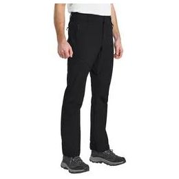 Softshellhose Jack Wolfskin "HOLDSTEIG PANTS M", Herren, Gr. 48, Normalgr&ouml;&szlig;en, schwarz, Obermaterial: 90% Polyamid, 10% sonstige Fasern. Futter: 100% Polyester, Hosen Softshellhose