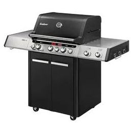Gasgrill Enders "UNIQ PRO 3 IK CRUSTER", grau (schwarz, edelstahlfarben), B:150,5cm H:120,6cm T:66,5cm, Grills, BxH: 150,5x120,6 cm