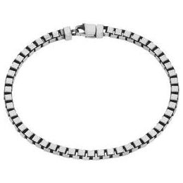 Armband "Venezinanerkette, massiv, geschw&auml;rzt, Silber 925" Gr. 23, silber, Giorgio Martello MILANO, Armb&auml;nder, Damen, 23cm, Silber 925 (Sterlingsilber), Armband
