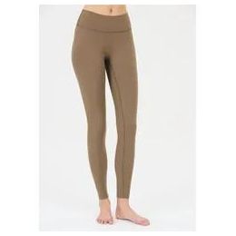 ENDURANCE ATHLECIA Trainingstights ATHLECIA "Luxe", Damen, Gr. 40, EURO-Gr&ouml;&szlig;en, braun (hellbraun), 80% Polyamid, 20% Elasthan, unifarben, Hosen, mit Kompressionswirkung