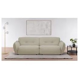 4-Sitzer BETYPE "Be Fluffy Mega Sofa, viel Platz, XXL Couch, Breite 283cm, bequem", beige (cream), B:283cm H:87cm T:120cm, 100% Polyester, Sofas, Softes Sitzgef&uuml;hl, moderne Kedernaht, hochwertiger Bezug
