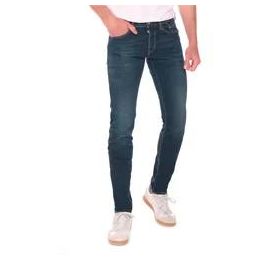 Slim-fit-Jeans Le Temps Des Cerises "700/11", Herren, Gr. 33, US-Gr&ouml;&szlig;en, blau (dunkelblau), 100% Baumwolle, unifarben, Jeans Slim-fit-Jeans, mit modischem Slim Fit-Schnitt