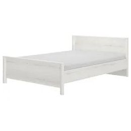 Kinderbett GAMI "Bett Lugano", braun (eiche helvezia gebleicht, eiche helvezia gebleicht, eiche helvezia gebleicht), B:146cm H:80cm L:209cm, Betten, Kinderbett