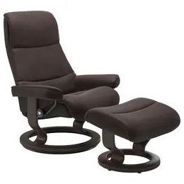 Relaxsessel stressless "View", braun (chocolate paloma), B:78cm H:105cm T:78cm, Leder BATICK: BATICK ist ein leicht korrigiertes, durchgef&auml;rbtes und genarbtes M&ouml;belleder, bei dem die meisten Unebenheiten und Spuren in der Regel entfernt wurden.;Leder PALOMA: PALOMA ist ein durchgef&auml;rbtes Semianilin-M&ouml;belleder mit nat&uuml;rlicher Narbung.;ROHLEDER Stoff Q2 FARON: Ein fester zuverl&auml;ssiger Boucl&eacute; mit ein