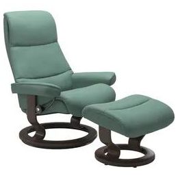 Relaxsessel stressless "View", gr&uuml;n (aqua gr&uuml;n paloma), B:78cm H:105cm T:78cm, Leder BATICK: BATICK ist ein leicht korrigiertes, durchgef&auml;rbtes und genarbtes M&ouml;belleder, bei dem die meisten Unebenheiten und Spuren in der Regel entfernt wurden.;Leder PALOMA: PALOMA ist ein durchgef&auml;rbtes Semianilin-M&ouml;belleder mit nat&uuml;rlicher Narbung.;ROHLEDER Stoff Q2 FARON: Ein fester zuverl&auml;ssiger Boucl&eacute; mit eine