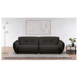 4-Sitzer BETYPE "Be Fluffy Mega Sofa, viel Platz, XXL Couch, Breite 283cm, bequem", grau (anthracit), B:283cm H:87cm T:120cm, 100% Polyester, Sofas, Softes Sitzgef&uuml;hl, moderne Kedernaht, hochwertiger Bezug