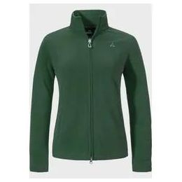 Sch&ouml;ffel Fleecejacke SCH&Ouml;FFEL "Fleece Jacket Leona3", Damen, Gr. 38, gr&uuml;n (6965, gr&uuml;n), Oberstoff: 100% Polyester, regular fit, hoch geschlossener Ausschnitt, Jacken Fleecejacke