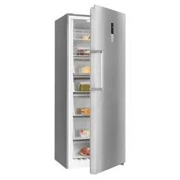 Exquisit Gefrierschrank "GS380-NF-H-050D", Energieeffizienz: D (A-G), silber (silberfarben), B:71cm H:185,5cm T:71cm, Gefrierschr&auml;nke, T&uuml;ranschlag wechselbar