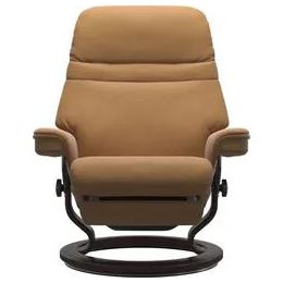 Relaxsessel stressless "Sunrise", new caramel batick, B:79cm H:103cm T:78cm, Leder BATICK: BATICK ist ein leicht korrigiertes, durchgef&auml;rbtes und genarbtes M&ouml;belleder, bei dem die meisten Unebenheiten und Spuren in der Regel entfernt wurden.;Leder PALOMA: PALOMA ist ein durchgef&auml;rbtes Semianilin-M&ouml;belleder mit nat&uuml;rlicher Narbung.;ROHLEDER Stoff Q2 FARON: Ein fester zuverl&auml;ssiger Boucl&eacute; mit einem 