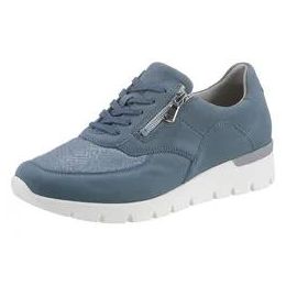 Waldl&auml;ufer Schn&uuml;rschuh WALDL&Auml;UFER "K-RAMONA-Soft", Damen, Gr. 4 (37), blau (jeansblau), Nubukleder, Textil, Schuhe Schn&uuml;rschuh, Freizeitschuh, Halbschuh mit Orthotritt-Ausr&uuml;stung, K-Weite