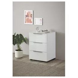 HBZ-MEBLE Kommode HBZ "Santorin Nachtkonsole, BxHxT 45x61x40 cm", wei&szlig;, B:45cm H:61cm T:40cm, Holzwerkstoff, Sideboards, Kommode, Breite 45cm, Softclose f&uuml;r Schubk&auml;sten, Melaminbeschichtung